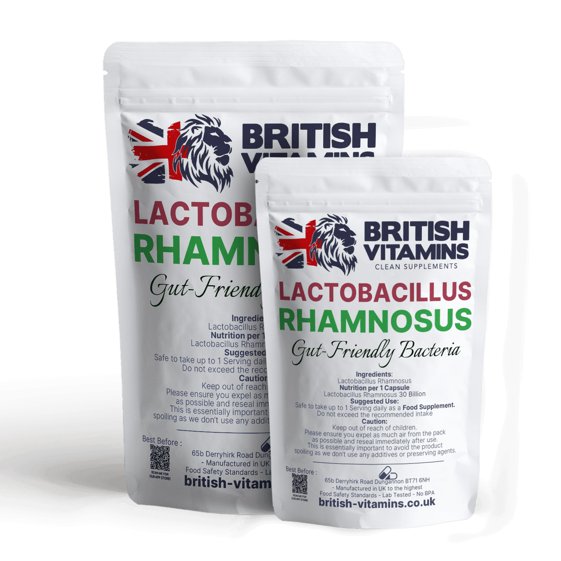 Lactobacillus Rhamnosus Probiotic - 30 Billion CFU