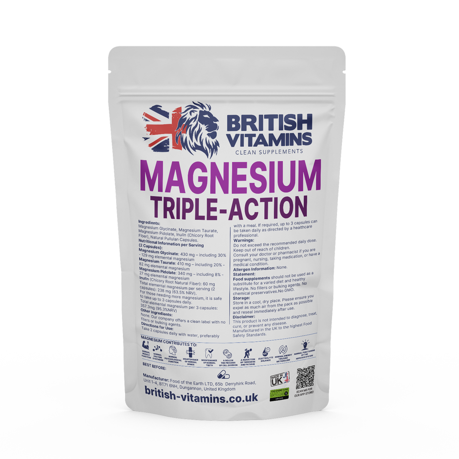 Magnesium Triple-Action Magnesium Taurate Glycinate Magnesium Pidolate ...